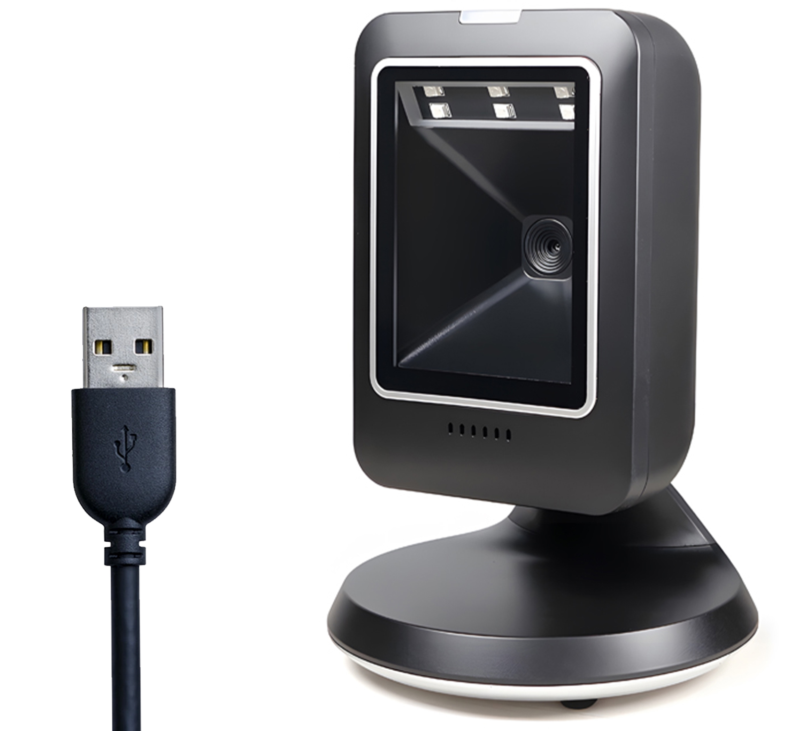 Czytnik QR i kodów kreskowych stacjonarny USB HD-S63